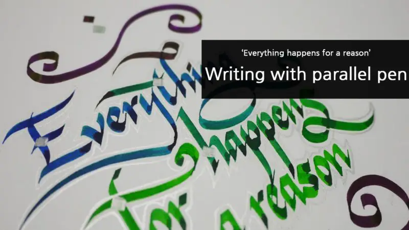 Modern calligraphy letter "F" - PaintingTube